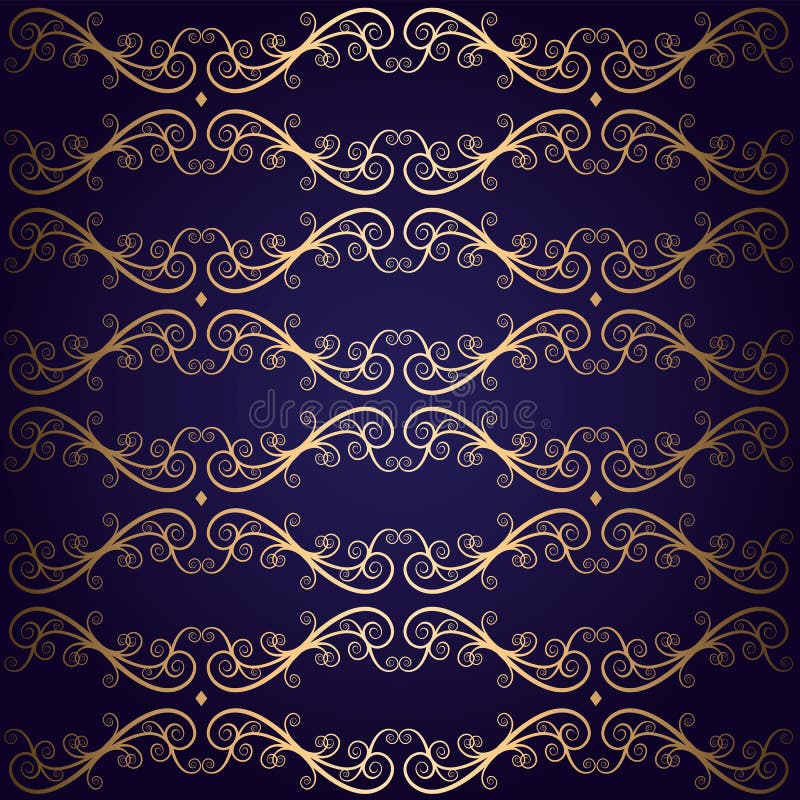 Royal Lace Decorative Pattern of Abstract Compositions Stock Vector ...