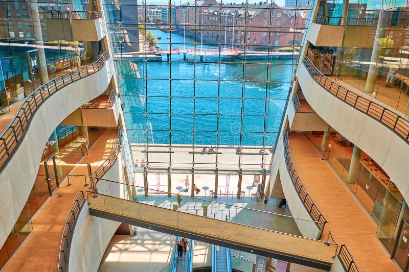 Royal Library, Denmark editorial stock image. Image of architecture ...