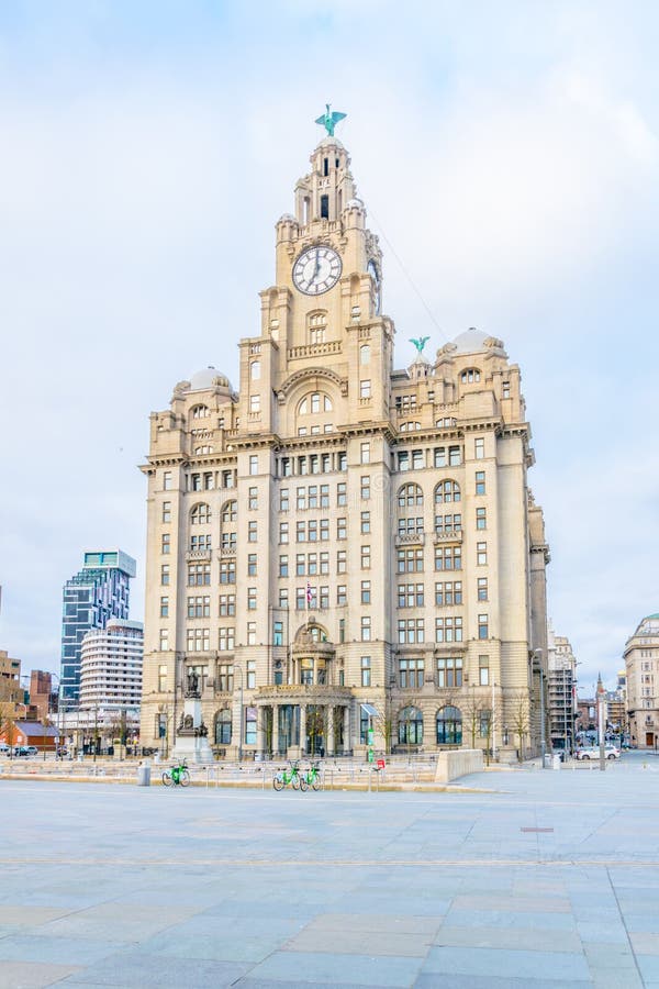 The Royal Liver Building in Liverpool, England Editorial Stock Image ...