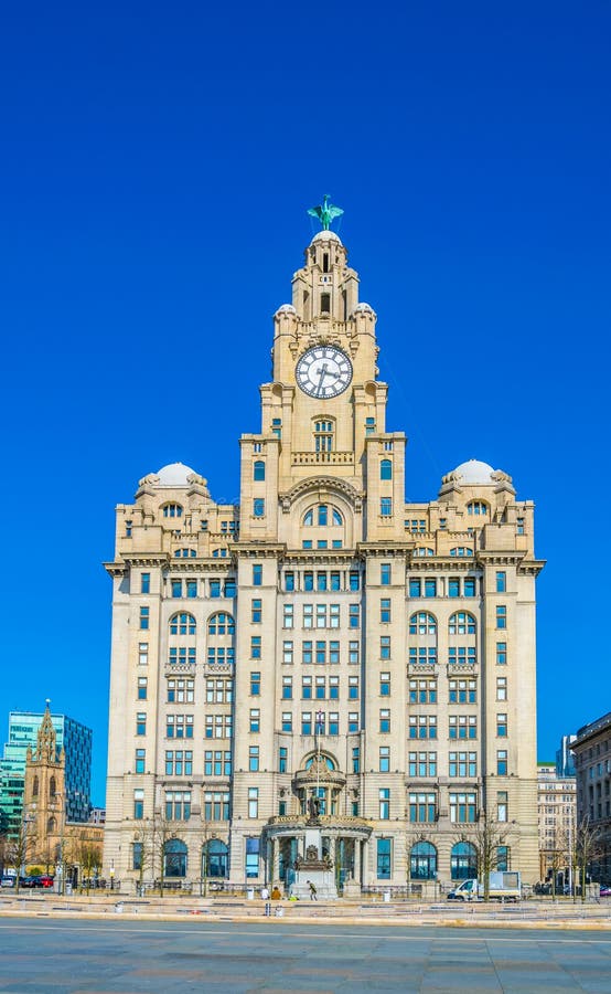 The Royal Liver Building in Liverpool, England Editorial Stock Image ...