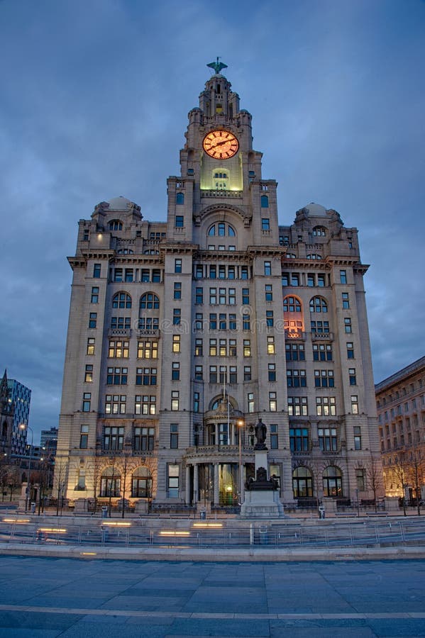Royal Liver Building stock image. Image of reflection - 39519923