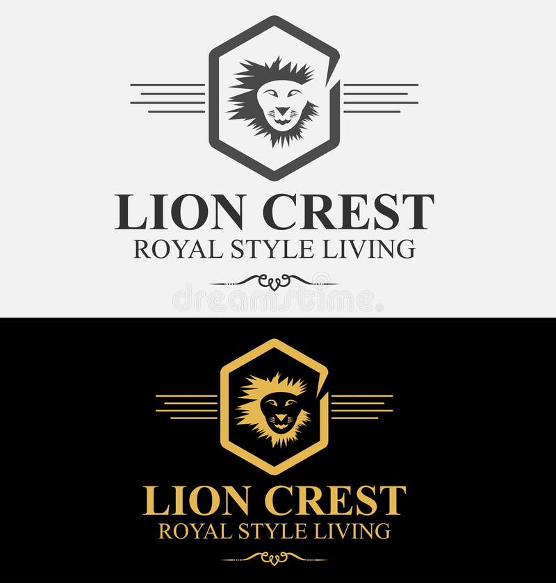 Valiant Lion King Logo stock vector. Illustration of predator - 85738370