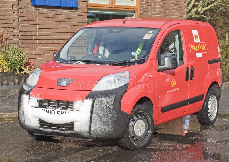 Royal Mail Delivery van. editorial photography. Image of communications ...