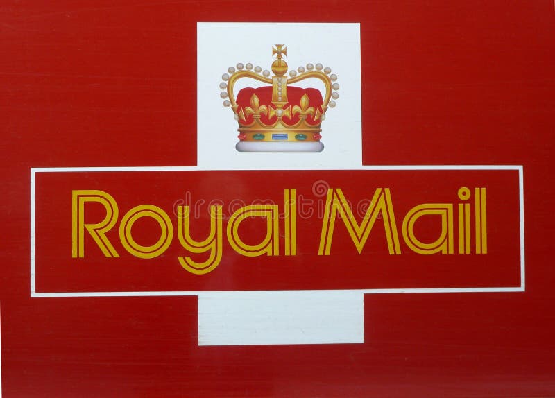 Royal Mail Firma El Logotipo Imagen de archivo editorial - Imagen de ...