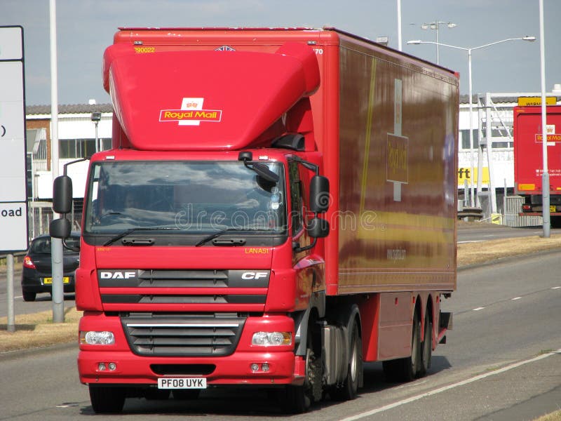Royal Mail Lorry editorial photography. Image of shipping - 15102847