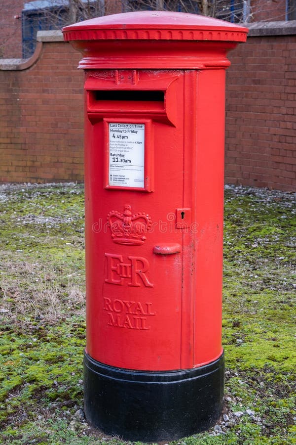 Royal Mail Post Box Birkenhead Wirral January 2020 Editorial ...