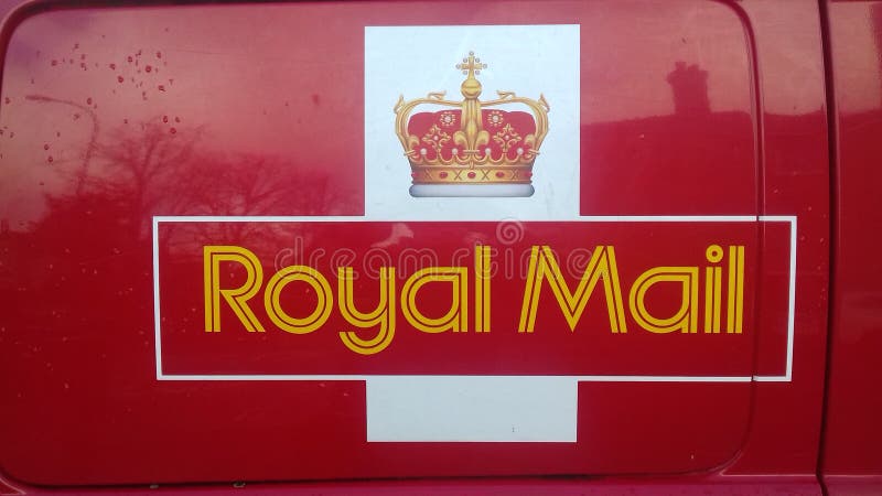 Royal Mail Sign on the Side of a Van England U.k Stock Photo - Image of ...