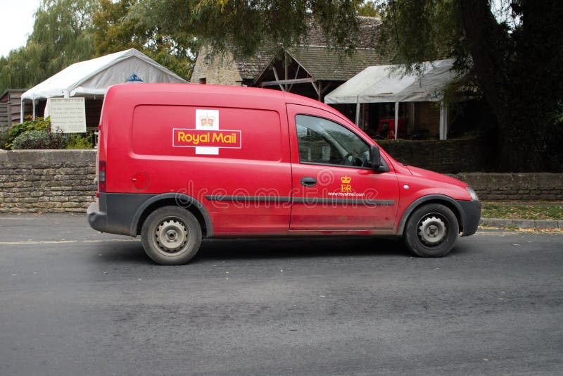 Royal Mail Delivery van. editorial photography. Image of weather - 23481012