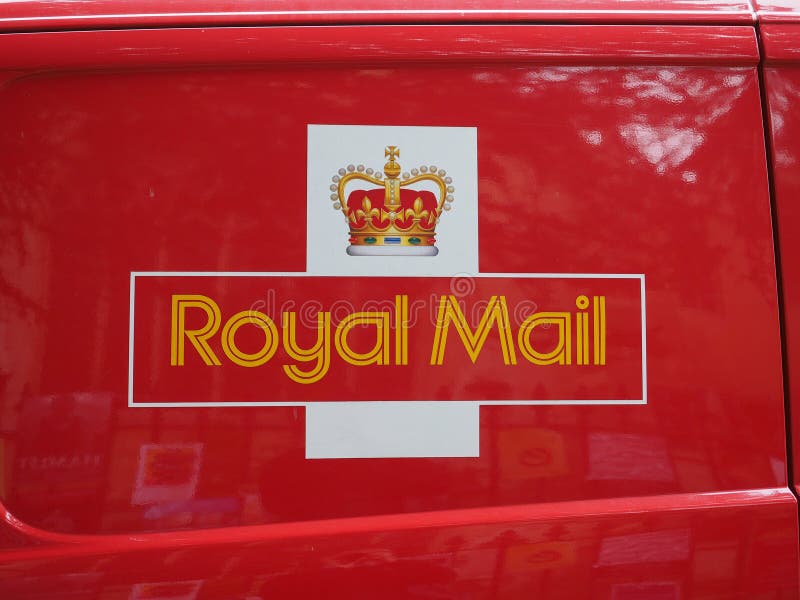 Royal Mail van sign editorial image. Image of european - 132669320