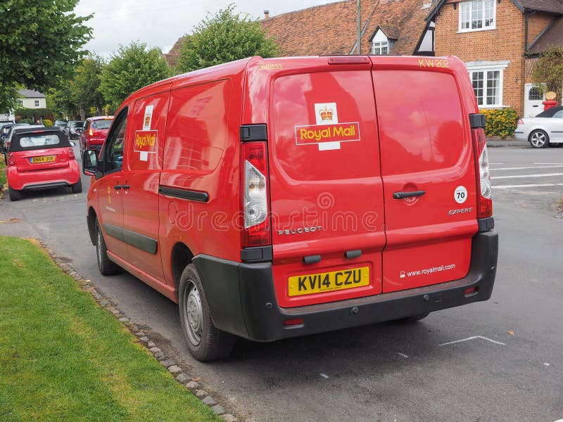 Royal Mail Van in Tanworth in Arden Editorial Photo - Image of midlands ...