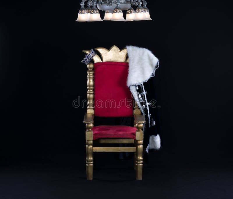 Royal mantle on throne stock photo. Image of rich, retro - 297240814