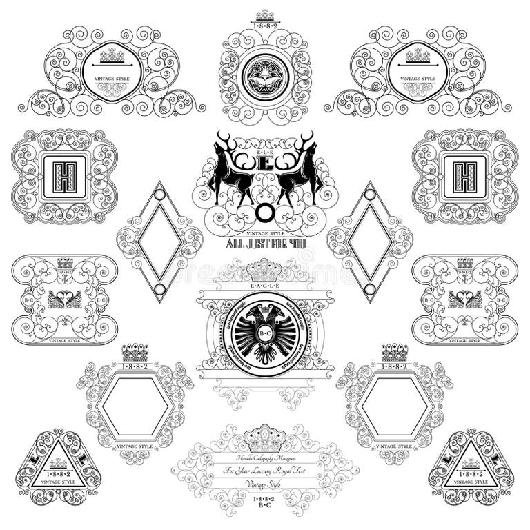 Royal Design Lines Stock Illustrations – 13,378 Royal Design Lines ...