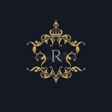Royal Monogram Frame. Classic Decorative Element. Stock Vector ...