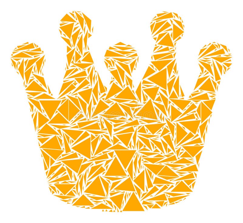 Royal Mosaic of Triangles stock vector. Illustration of precious ...