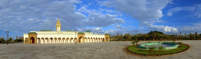 Panorama of Royal Mosque (Ahl Fas), Rabat - Morocco Stock Photo - Image ...