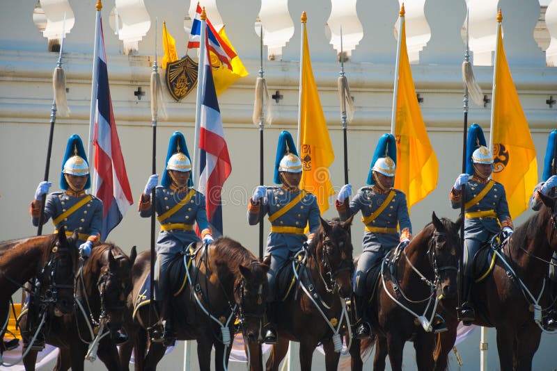 Royal Mounted Guards National Palace Editorial Photo - Image of spears ...
