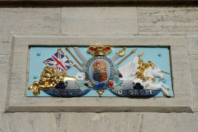 Royal Naval Dockyard Symbol, Bermuda Stock Photo - Image of royal ...
