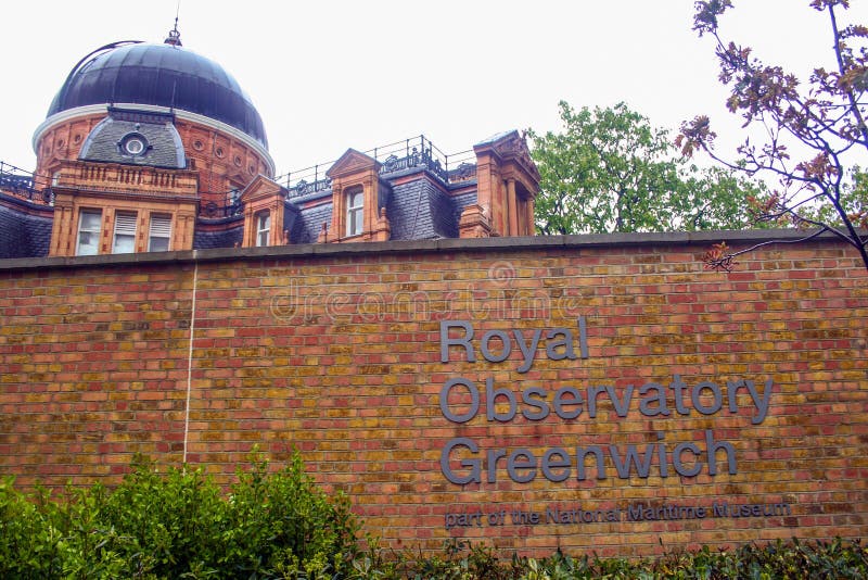 The Royal Observatory Greenwich, in London. Editorial Photography ...