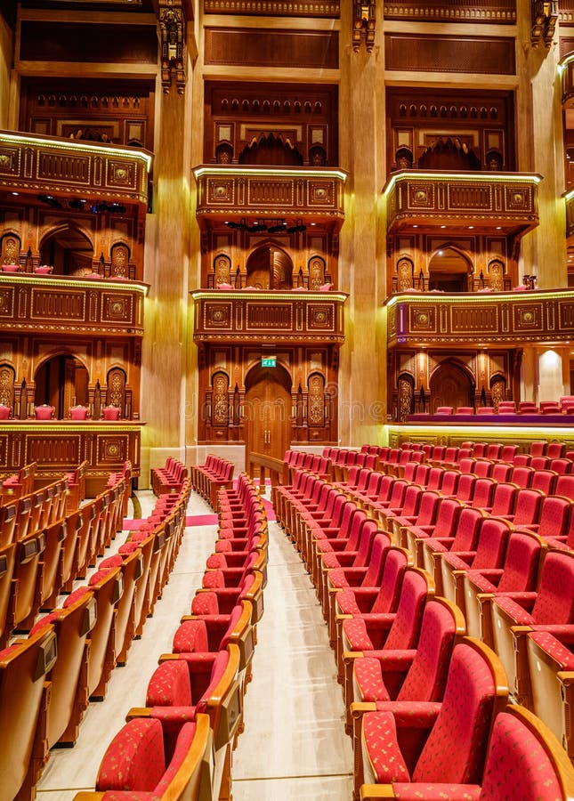 Royal Opera House, Muscat Interior Editorial Photography - Image of ...