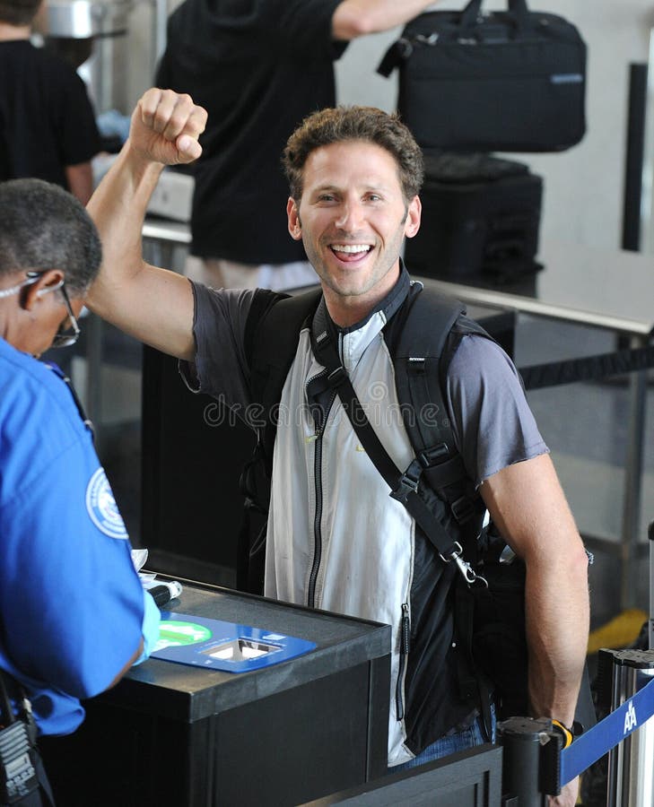 Royal Pains Actor Mark Feuerstein at LAX Editorial Image - Image of ...