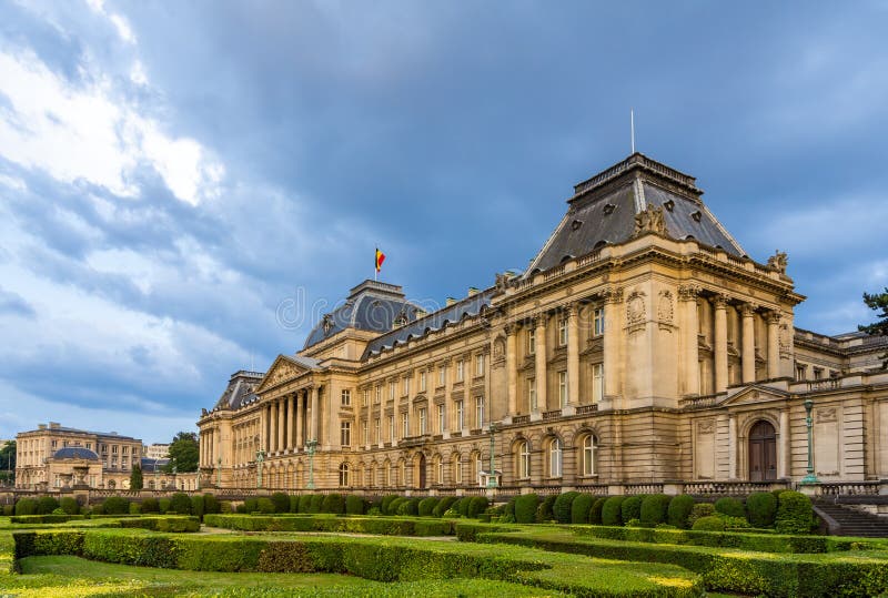 Royal Palace of Brussels, Belgium Stock Image - Image of belgium ...