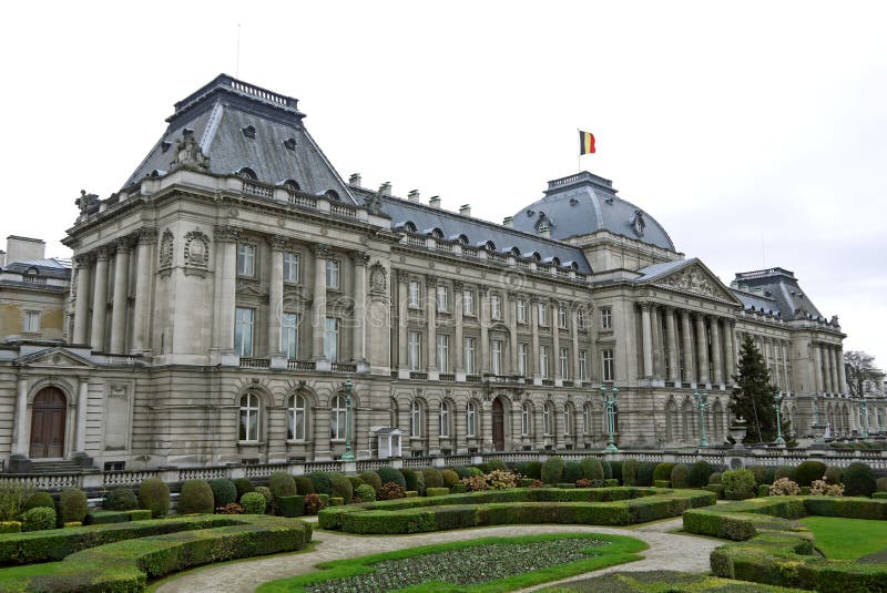 Royal Palace of Brussels, BELGIUM. Stock Image - Image of europe ...