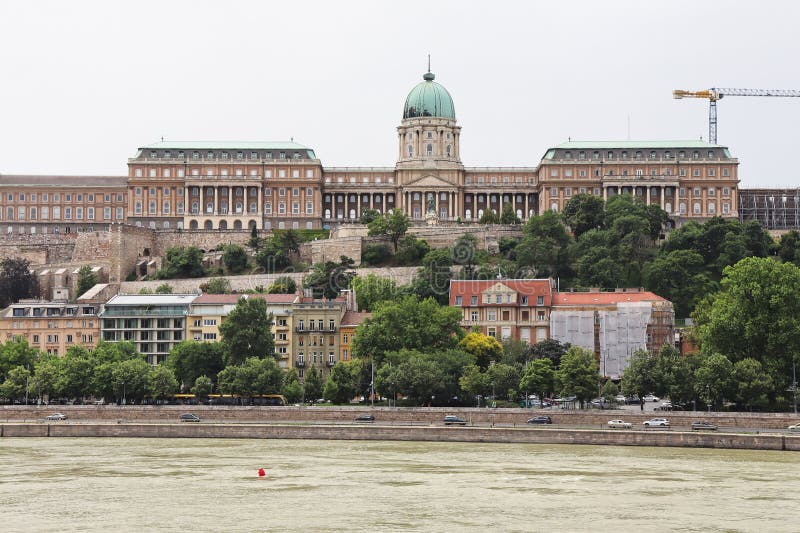 The Royal Palace in Budapest City Hungary Stock Photo - Image of city ...