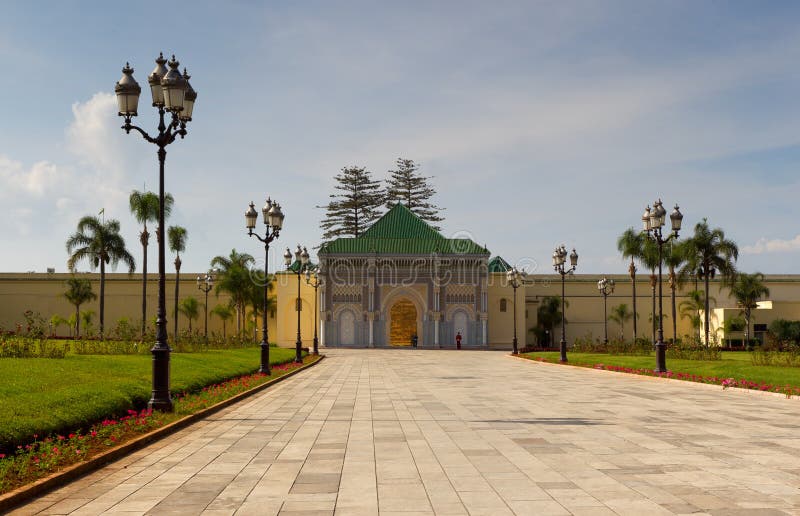 Palacio Real de Rabat imagen de archivo. Imagen de rabia - 17193113