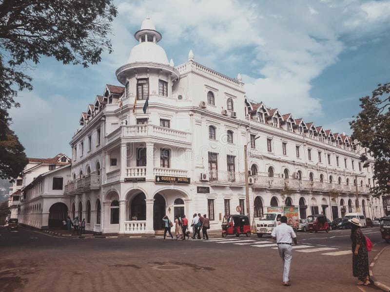 Pubblico Corridoio Di Kandy Royal Palace, Sri Lanka Immagine Stock ...
