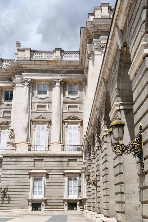 Royal Palace of Madrid (Palacio Real De Madrid) in Spain Editorial ...