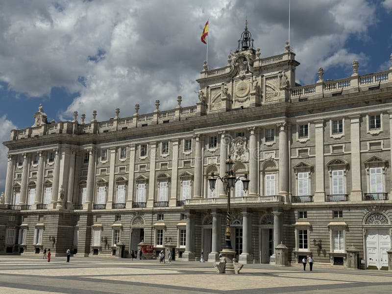Royal Palace of Madrid (Palacio Real De Madrid) in Spain Editorial ...