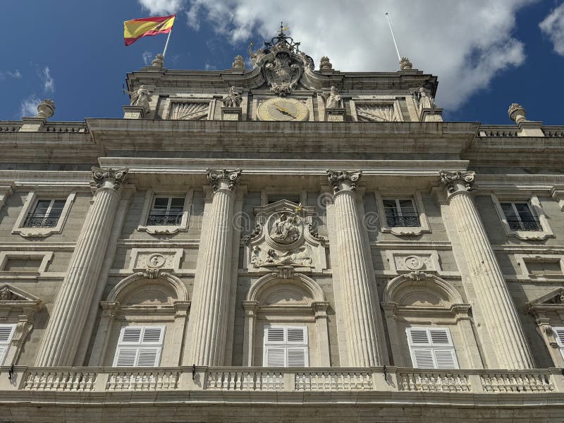 Royal Palace of Madrid (Palacio Real De Madrid) in Spain Editorial ...