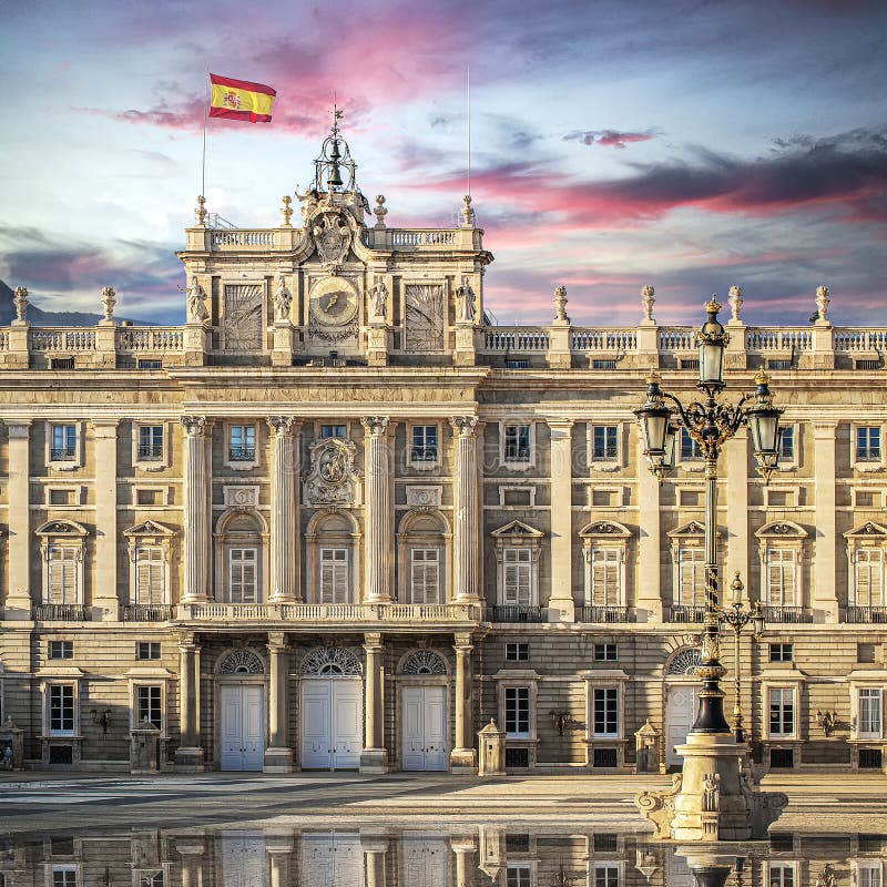 Royal Palace, Madrid stock photo. Image of real, national - 206092598
