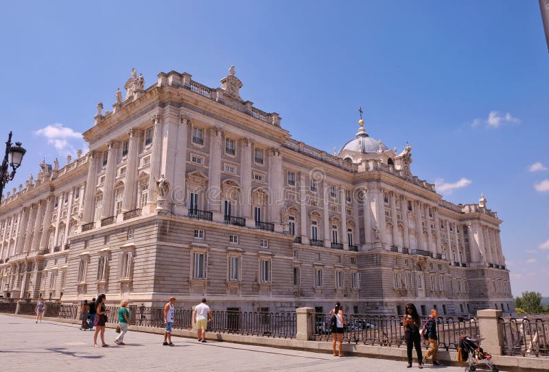Royal Palace of Madrid, Spain Editorial Stock Image - Image of travel ...