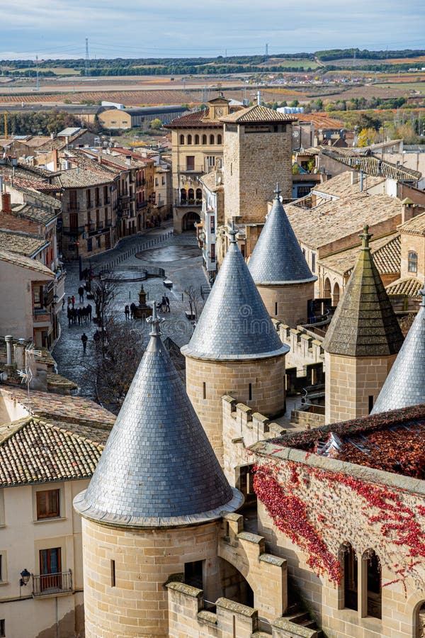 Royal Palace of Olite, Navarra, Spain Stock Photo - Image of travel ...