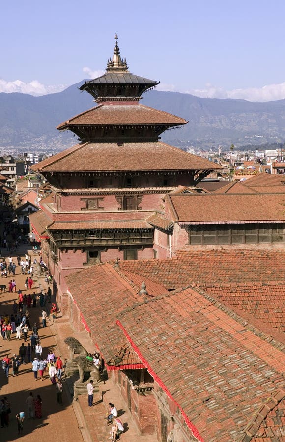Patan Durbar Square in Nepal Stock Image - Image of stupa, heritage ...