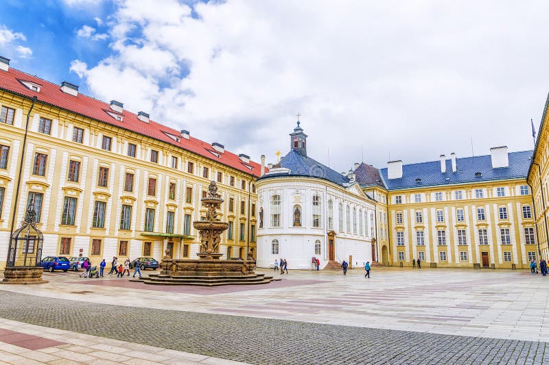 Royal Palace, Prague Castle, Czech Republic Stock Photo - Image of ...