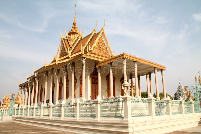 Royal Palace Temple in Phnom Penh. Stock Photo - Image of culture ...