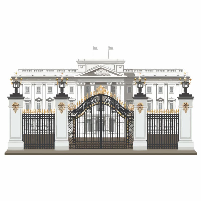 Royal Palace Vector Flat Minimalistic Isolated Illustration Stock ...