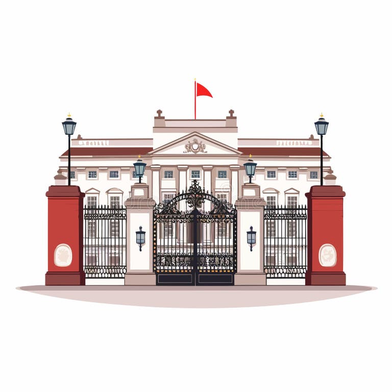 Royal Palace Vector Flat Minimalistic Isolated Illustration Stock ...