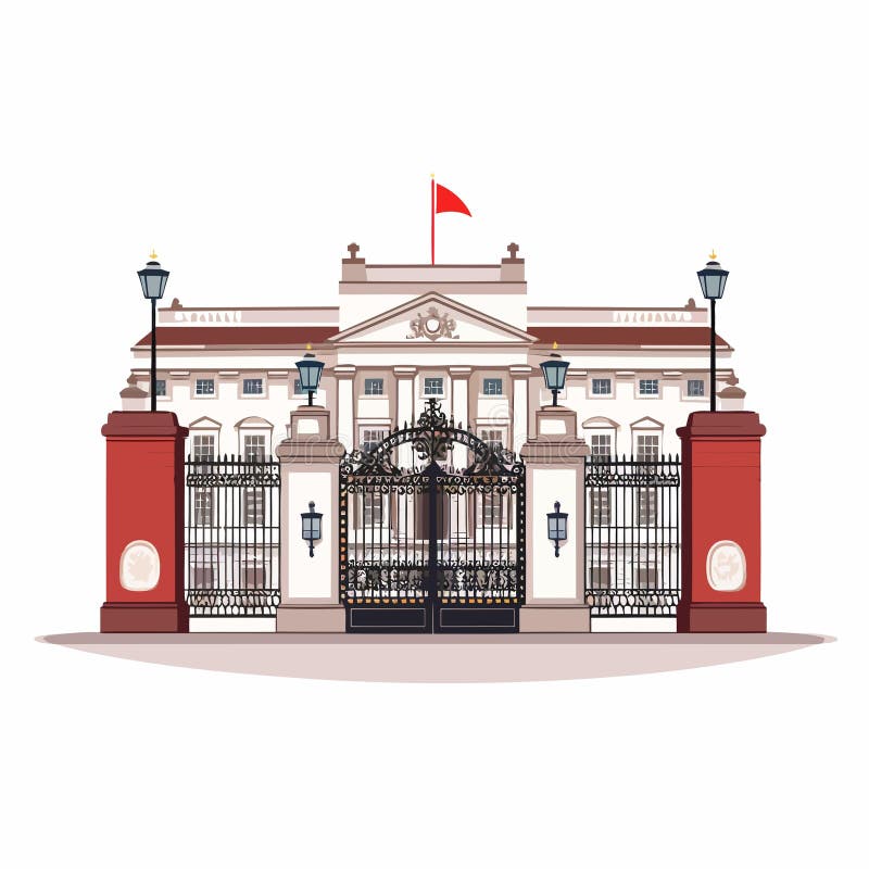 Royal Palace Vector Flat Minimalistic Isolated Illustration Stock ...