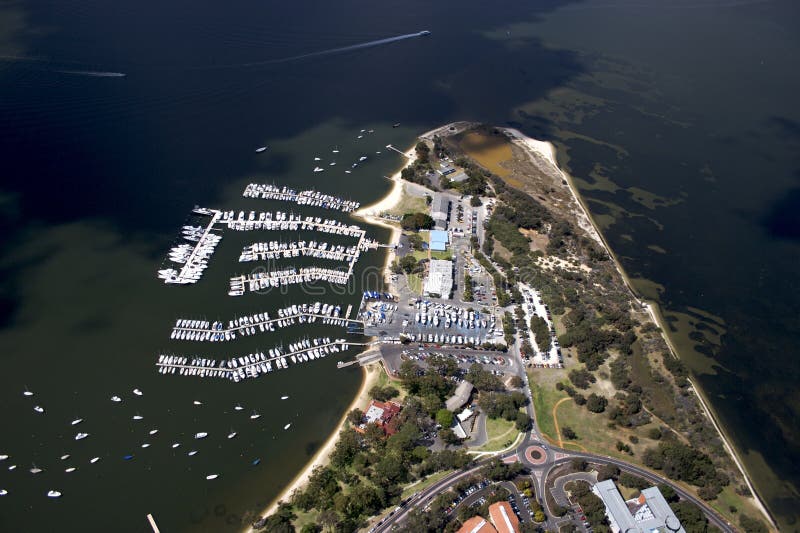 Royal Perth Yatch Club Aerial Stock Image - Image of club, recreation ...