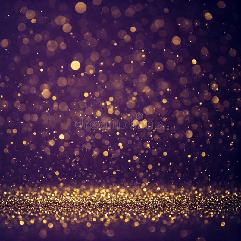 Sparkly Background of Royal Purple & Gold Sparkles - AI Stock ...