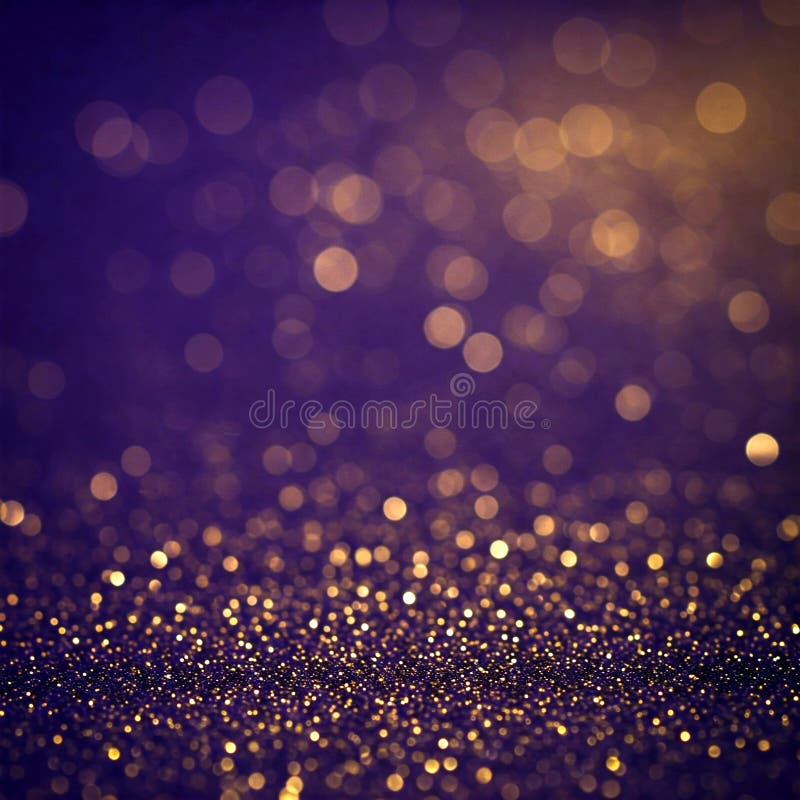 Bokken Royal Purple & Gold Sparkles Background - AI Stock Illustration ...
