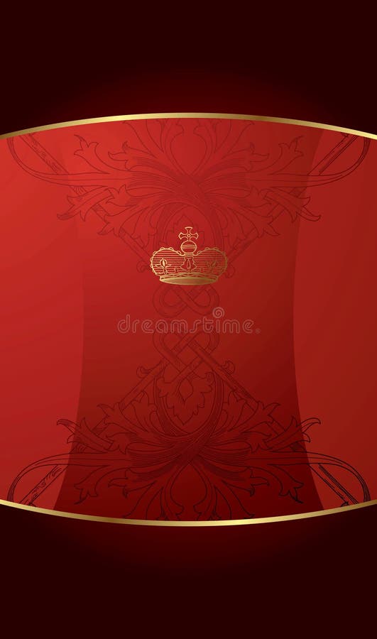 Royal Red Background stock vector. Illustration of leaf - 16484450