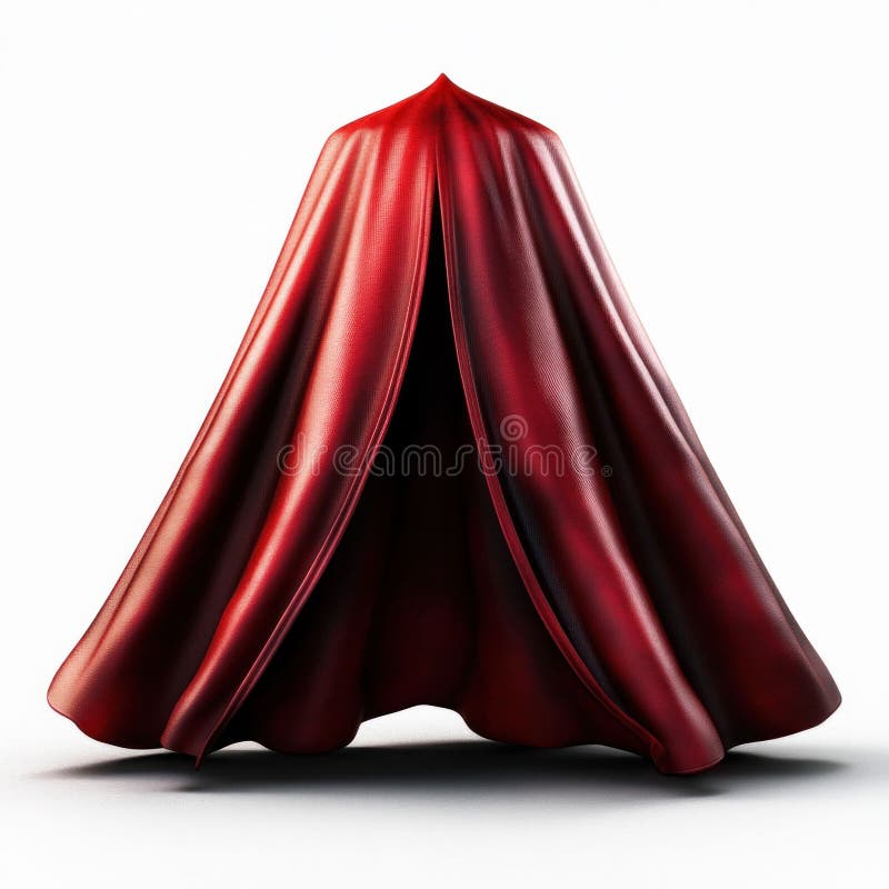 Royal Red Cape stock illustration. Illustration of monarchy - 342193807