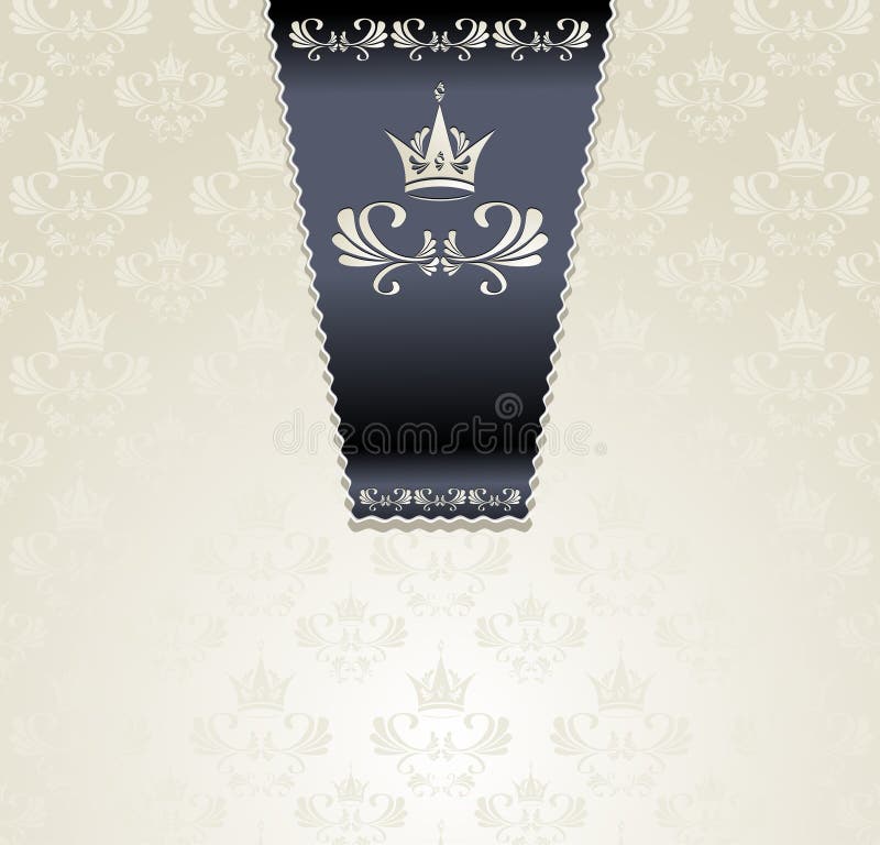 Royal Seamless Vector Wallpaper Stock Vector - Illustration of seamless ...