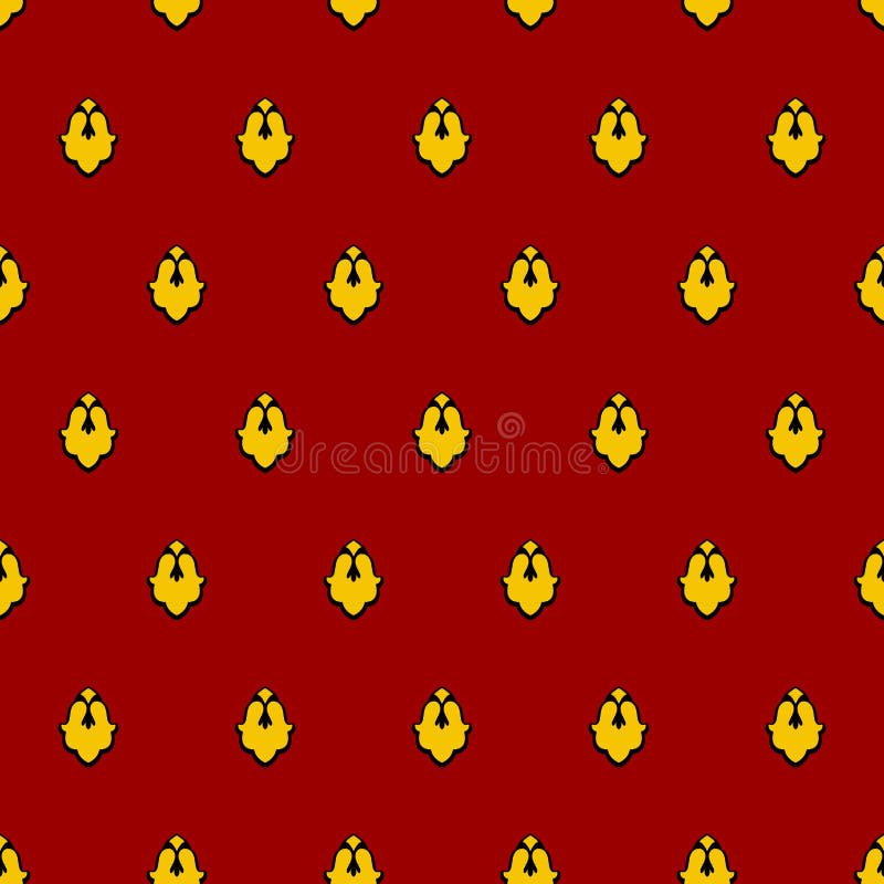 Royal Seamless Pattern for Mantle. Vector Illustration for King Stock ...