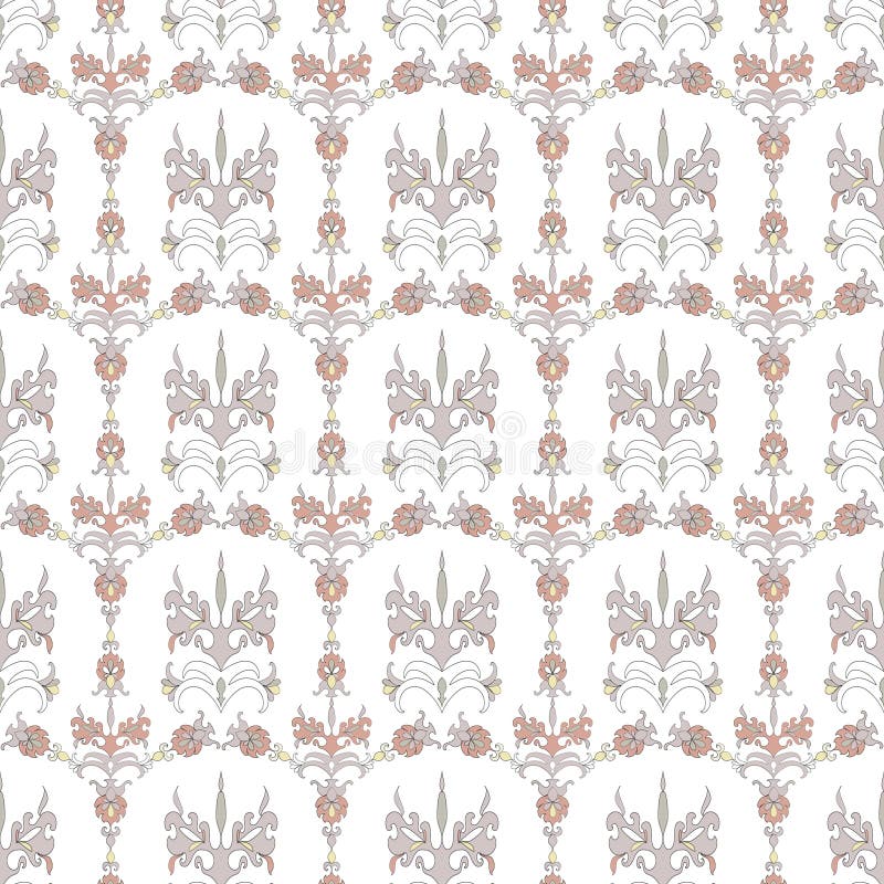 Royal Seamless Pattern stock illustration. Illustration of decorative ...