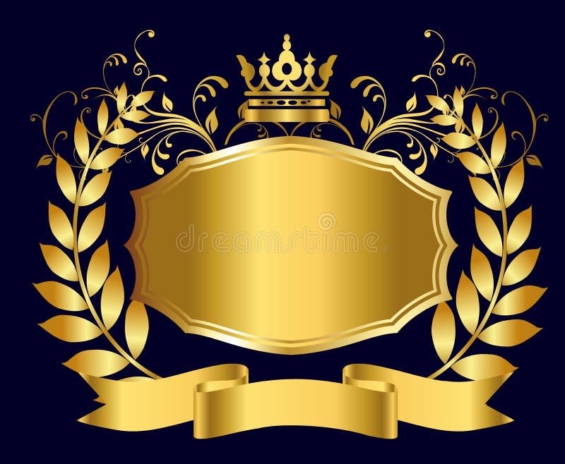 Royal shield of gold stock vector. Illustration of design - 33983698 Royal shield of gold stock vector. Illustration of design - 33983698